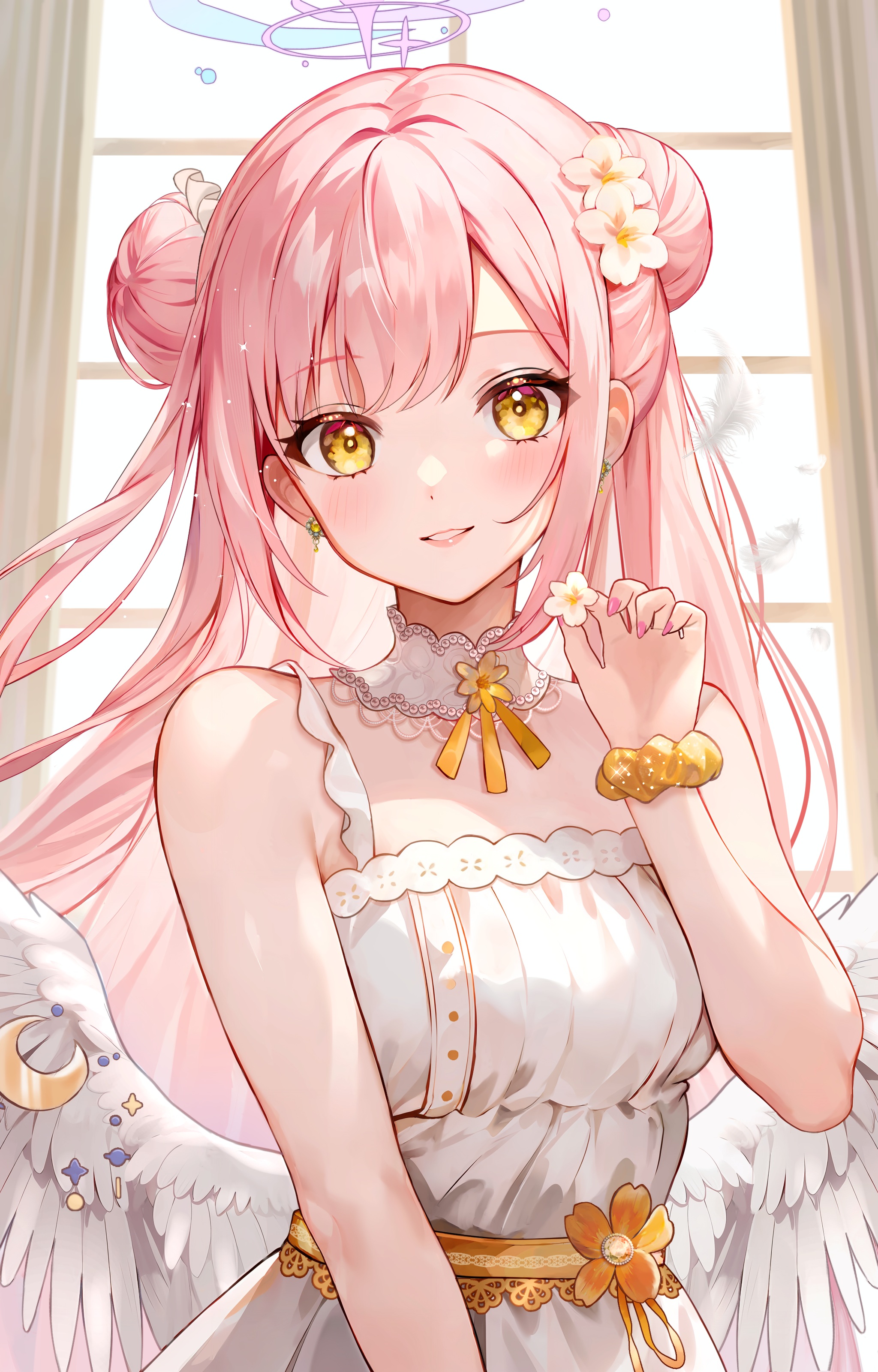 aria (ariacue) blue archive misono mika angel dress wings | #1173586 | yande.re